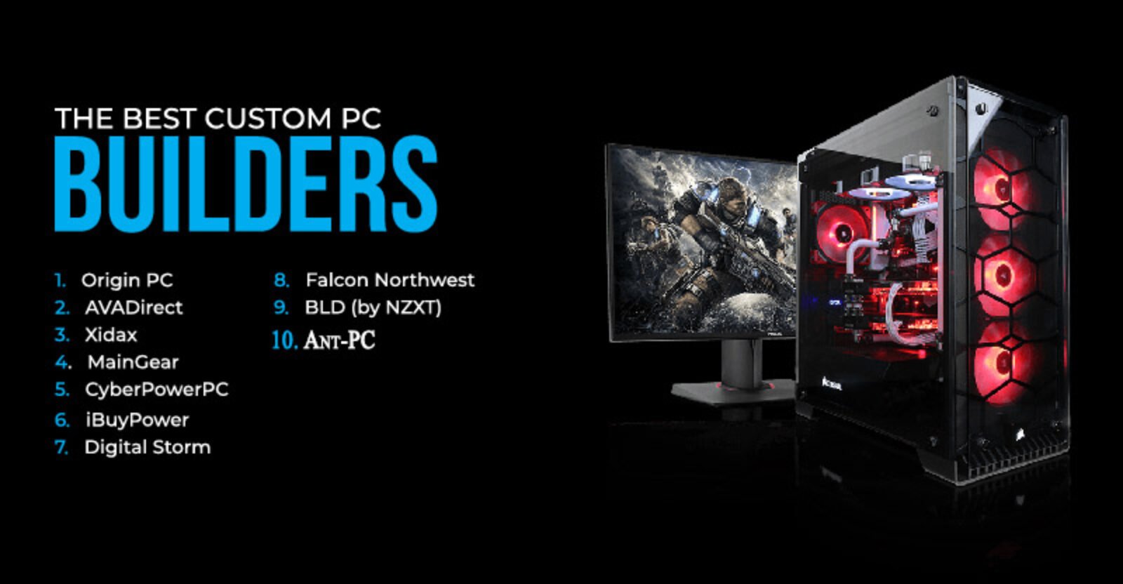 Top 10 Custom PC Builders Of 2021 Top 10 Custom PC Builders Of 2021